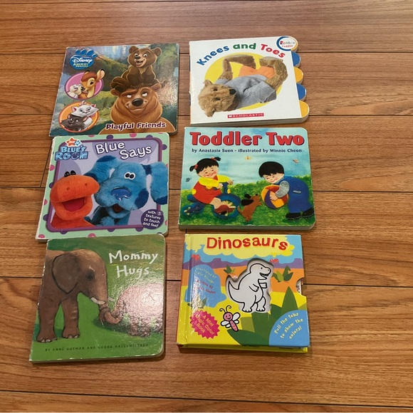 Toys | Colorful Babytoddler Board Book Set 6 | Poshmark